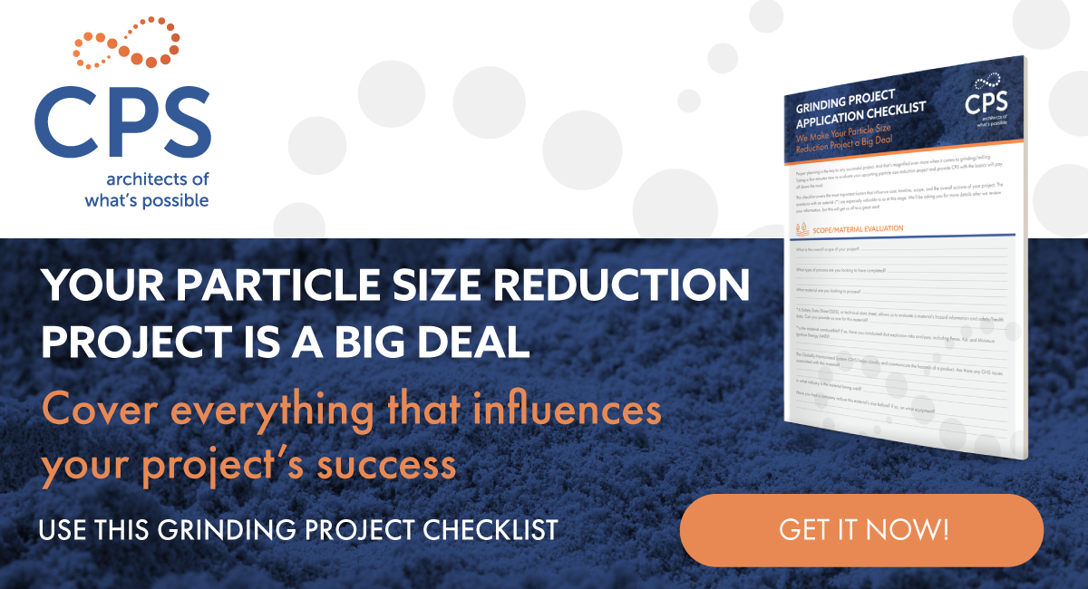 Grinding Project Application Checklist | CPS